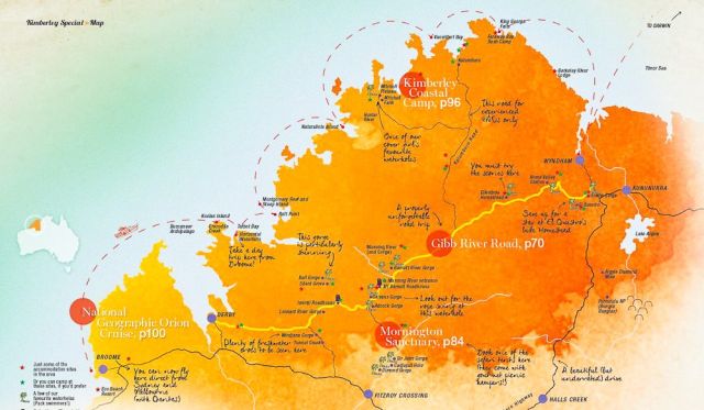 The Kimberley Highlights Map: Free Download - Australian Traveller