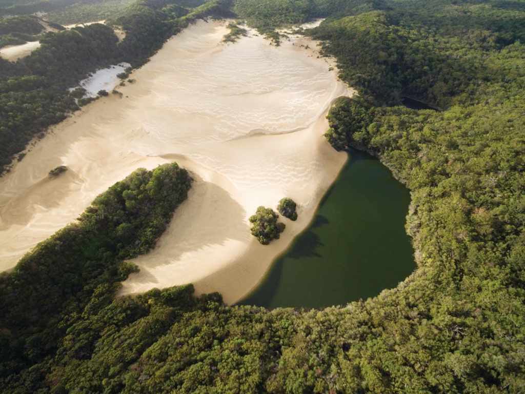 K'gari's beautiful lakes and swimming spots - Australian Traveller