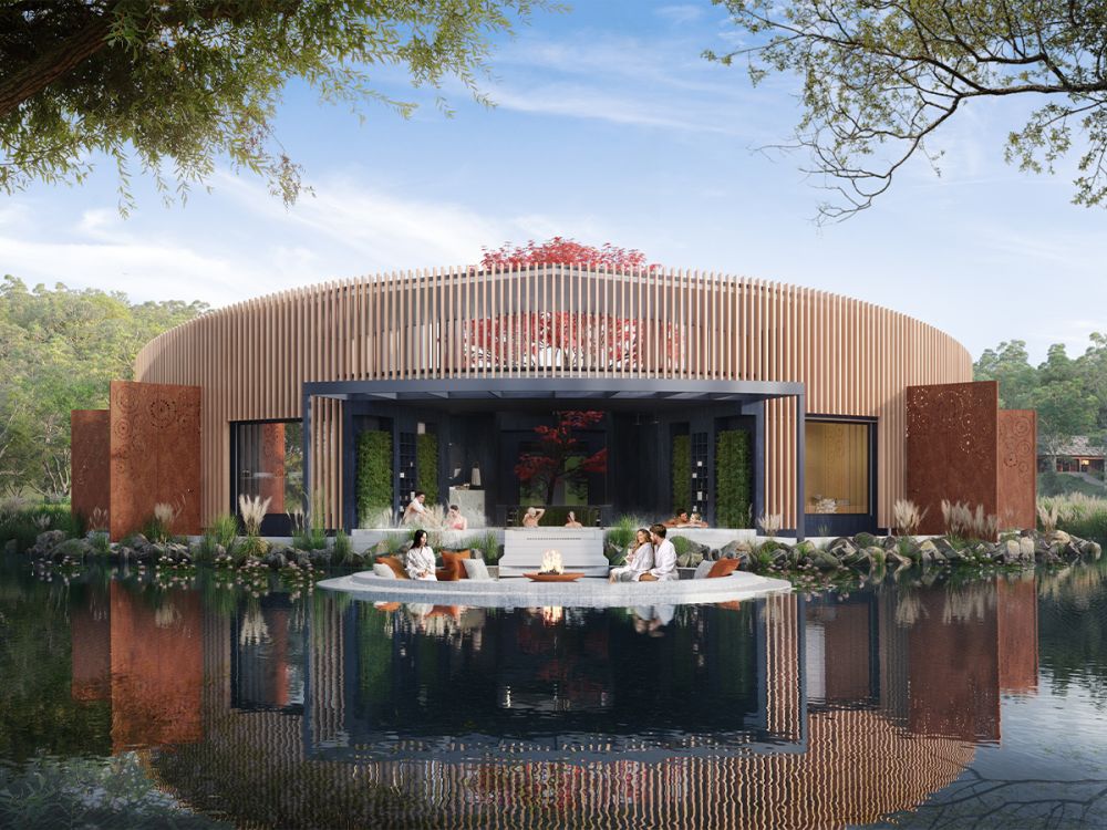 A luxurious Japanese bathhouse is opening soon on Tamborine Mountain