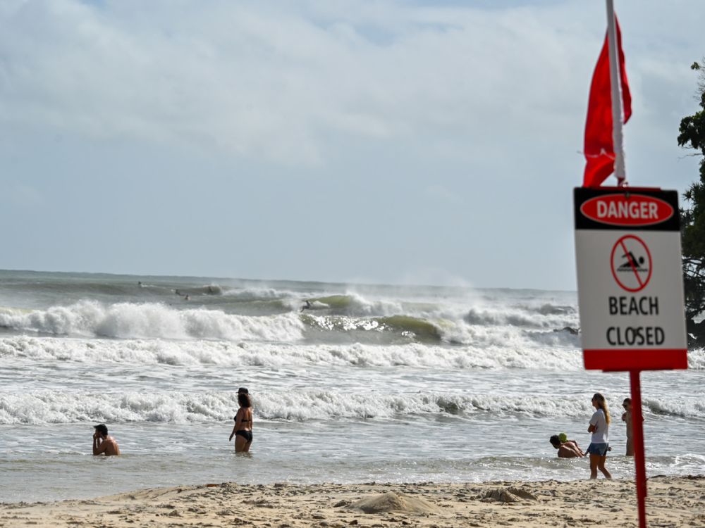 Beloved beaches were washed offshore by Cyclone Alfred