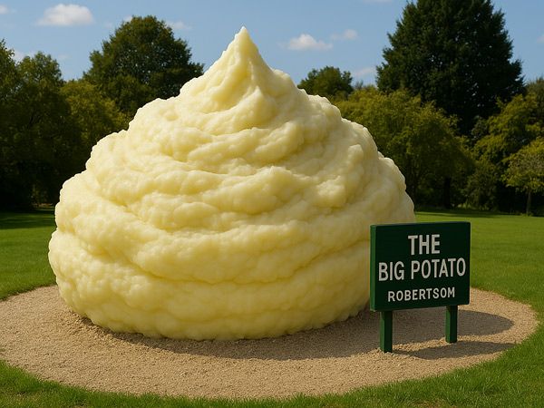 'Big Potato' now the 'Pig Potato' but we think it'd look better mashed