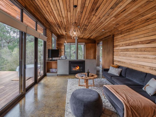 The luxe log cabins hiding in Victoria - Australian Traveller
