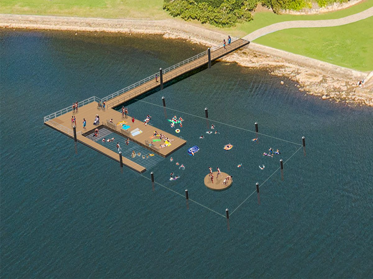 Sydney set for new swim spot, and it's like our own Swiss lake ...