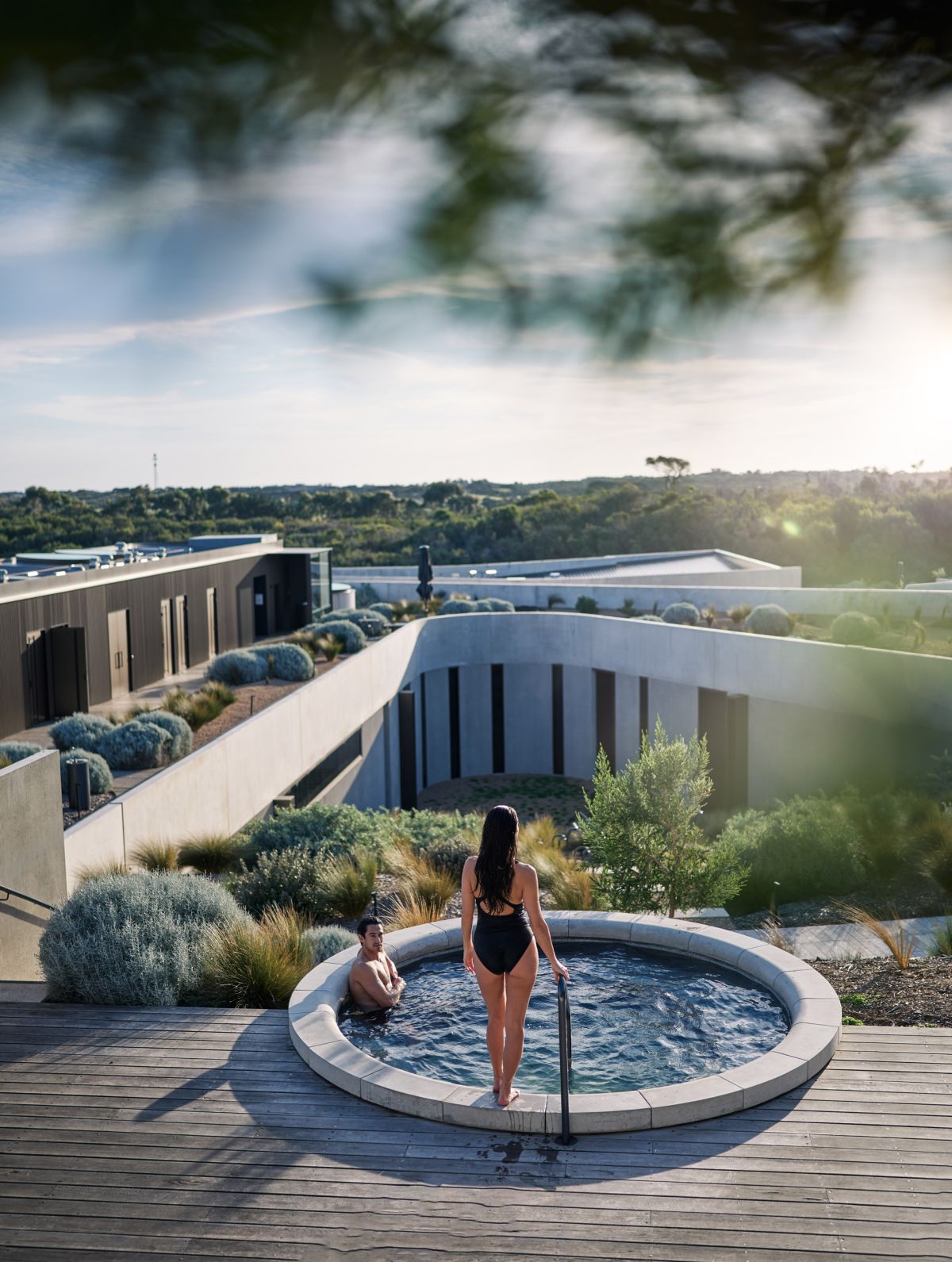 Victoria's newest mineral springs bathhouse now has luxury villas