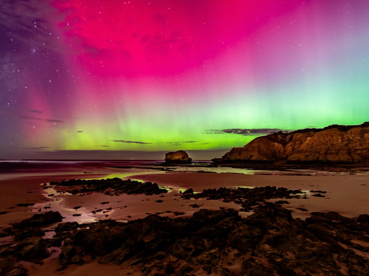 The aurora australis could light up Australian skies tonight ...