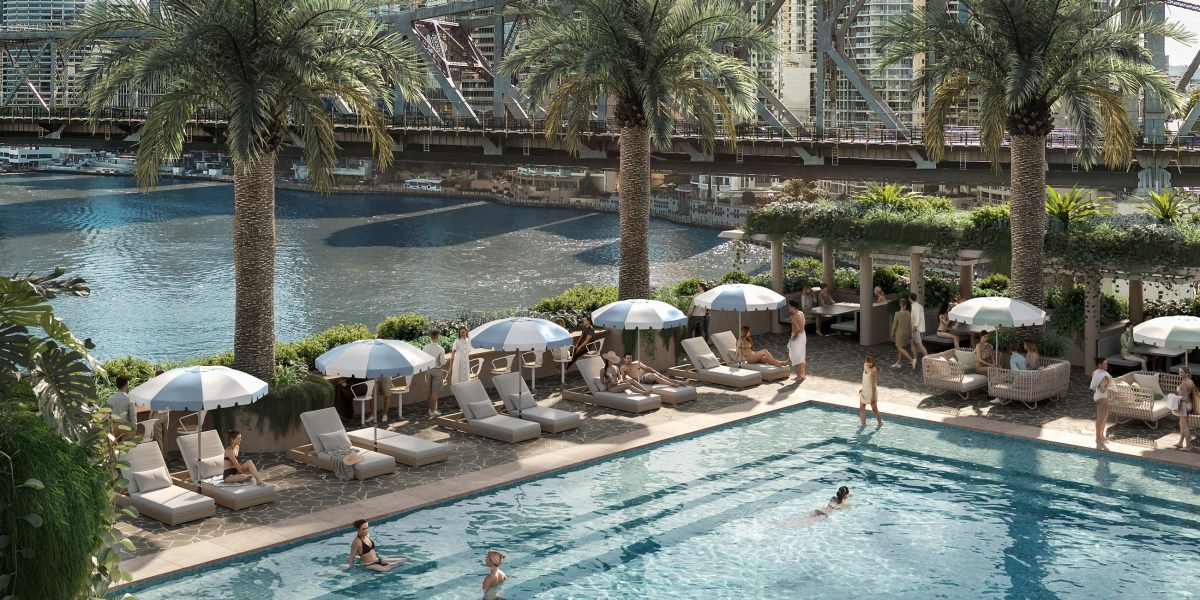 Howard Smith Wharves' glow-up includes hotel and over-river pool ...